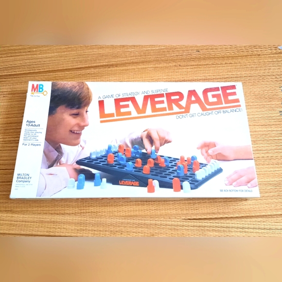 Milton Bradley | Games | Vintage Leverage Board Game Milton ...